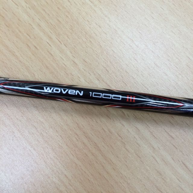 Fleet Woven 1000iii (3rd Gen) Badminton Racket, Sports Equipment ...
