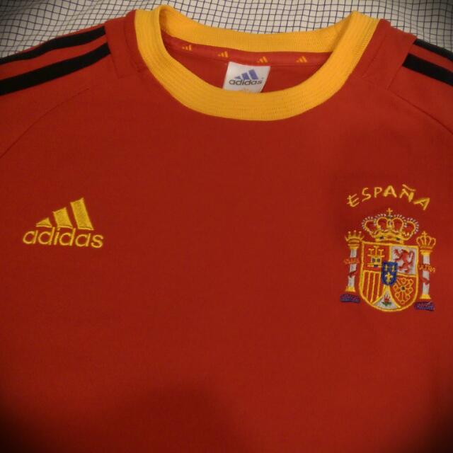 Original Adidas Spain World Cup 2002 Home Jersey, Sports Equipment ...