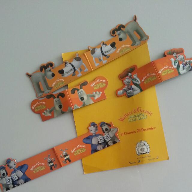 Wallace & Gromit Magnetic Bookmark, Hobbies & Toys, Stationery & Craft ...