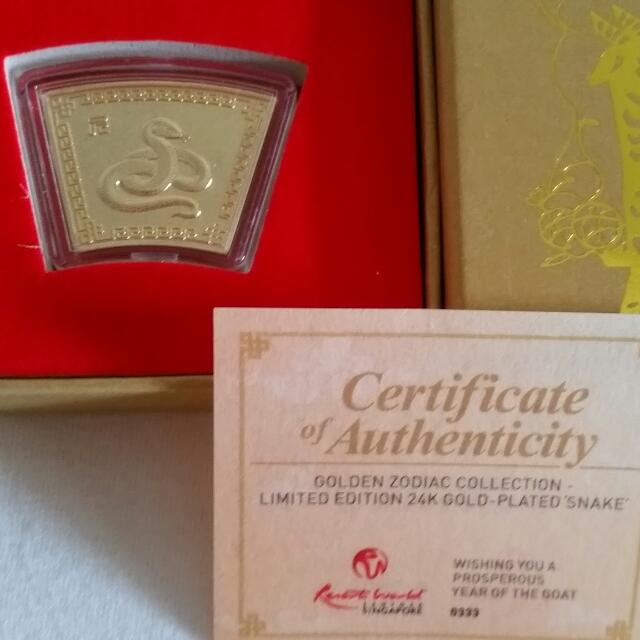 Rws Golden Zodiac Limited Edition 24k Gold Plated., Everything Else on ...