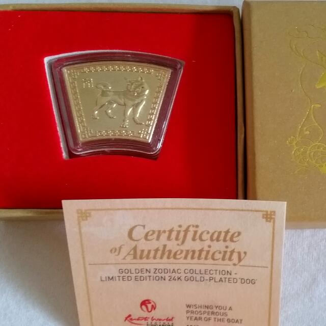 Rws Golden Zodiac Limited Edition 24k Gold Plated., Everything Else on ...
