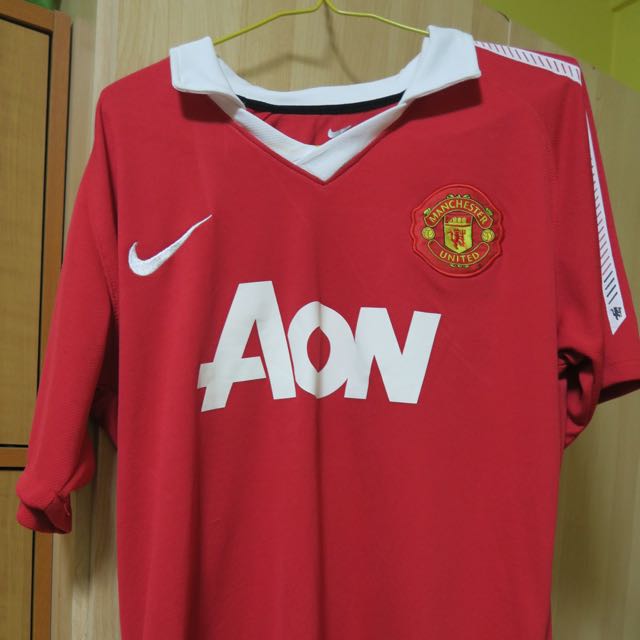 Manchester United Home kit 2010/2011, Sports Equipment, Sports & Games ...