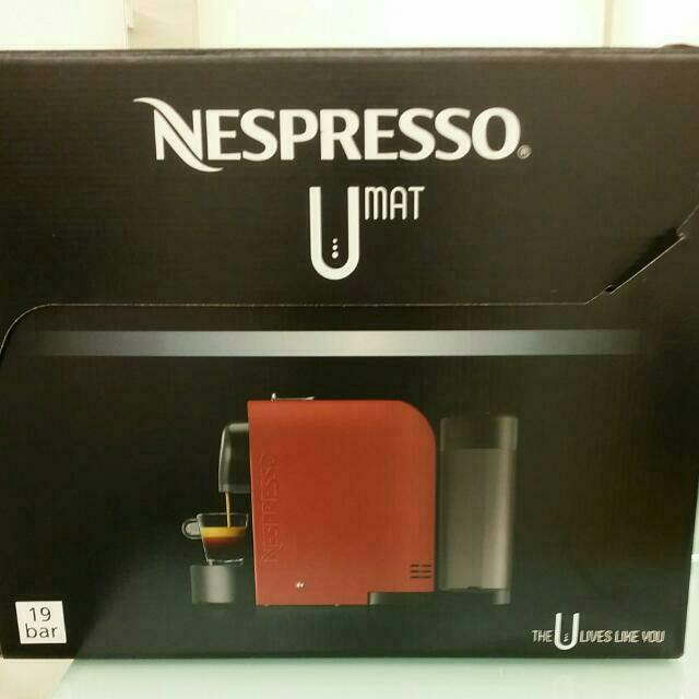 Nespresso machine. Brand new. Red colour, Men's Fashion, Watches ...