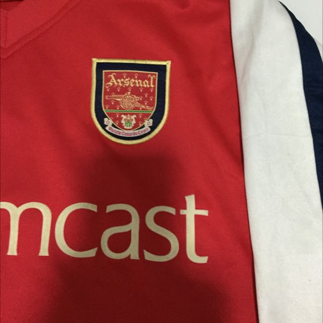 Arsenal Dreamcast Home Jersey, Sports Equipment, Sports & Games, Racket ...