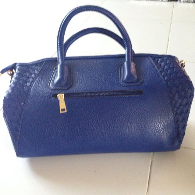 Cobalt Blue Handbag, Women's Fashion, Bags & Wallets, Tote Bags on ...