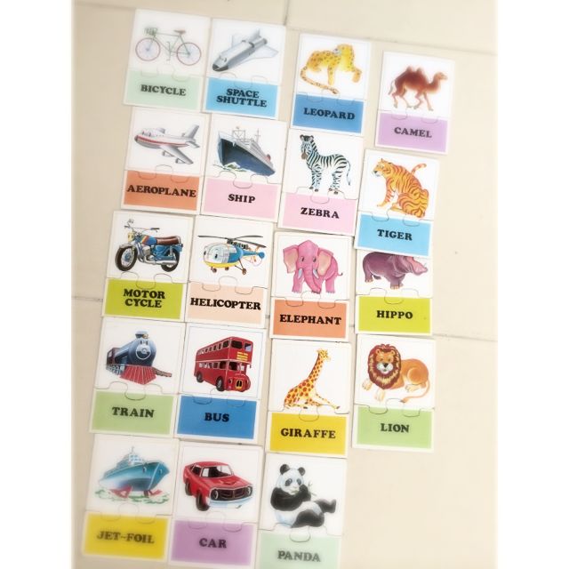 Word Pictorial Puzzle, Hobbies & Toys, Books & Magazines, Children's ...