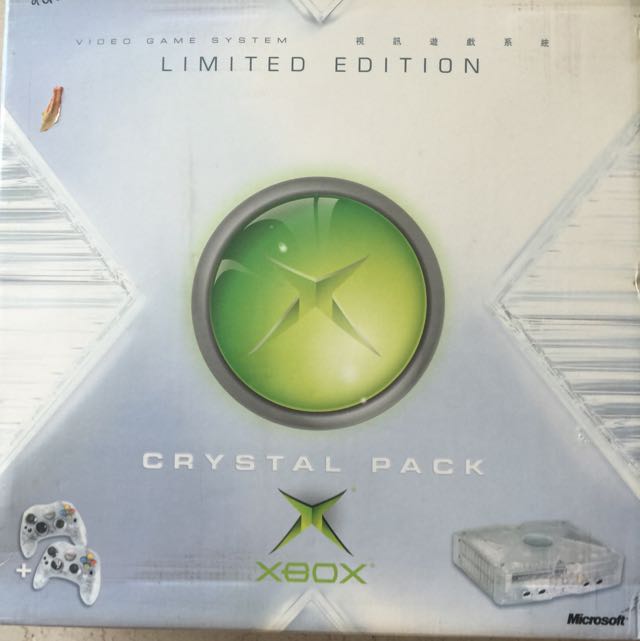 Xbox Crystal Limited Edition Console And Controller, Hobbies & Toys ...