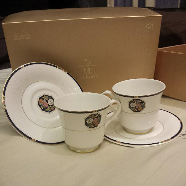 Authentic Rare Brand New Hankook Tea Cup Set, TV & Home Appliances ...