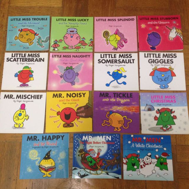 Mr Men & Little Miss Books (set of 15 books) S$4.00 each, Hobbies ...