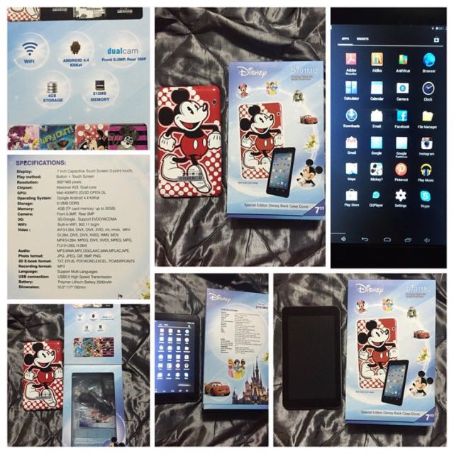 Disney Android Tablet, Hobbies & Toys, Toys & Games on Carousell
