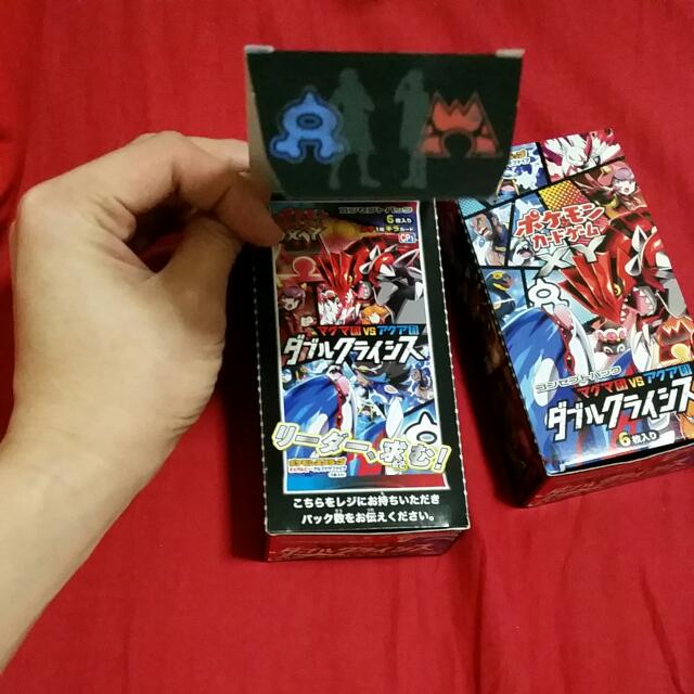 Pokemon ORAS TCG Team Alpha VS Team Magma Box Set Booster Pack Cards ...