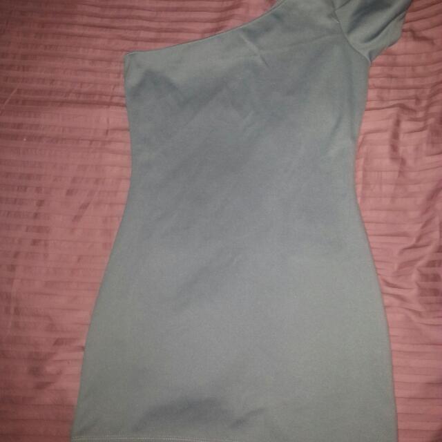 Pre Love - Grey Toga Dress, Women's Fashion, Tops, Sleeveless on Carousell