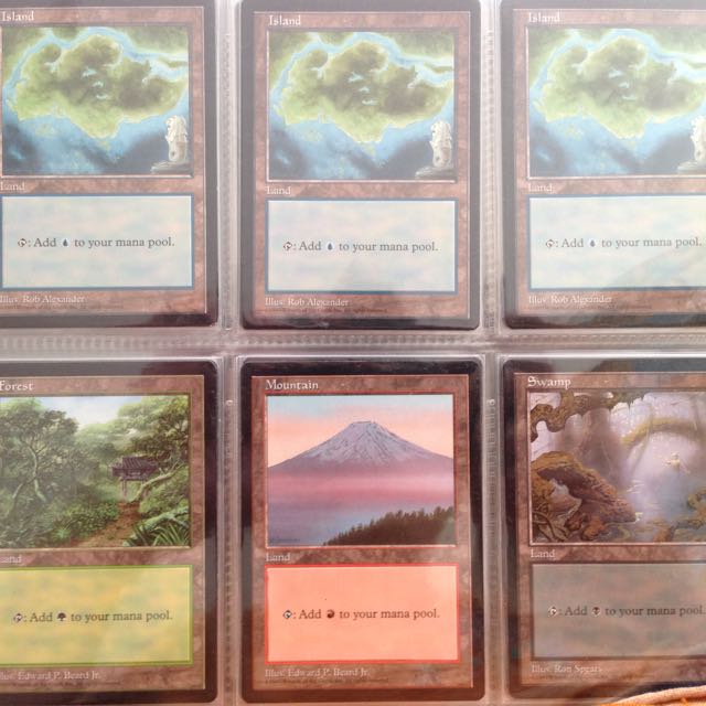 MTG APAC Lands singapore Taiwan Japan magic Cards, Hobbies & Toys, Toys ...