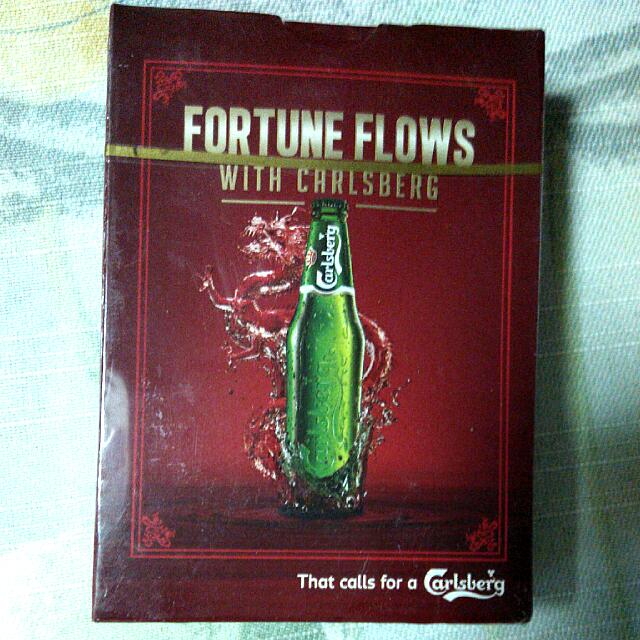 (New And Sealed) Poker Cards / Playing Cards - Fortune Flows With ...