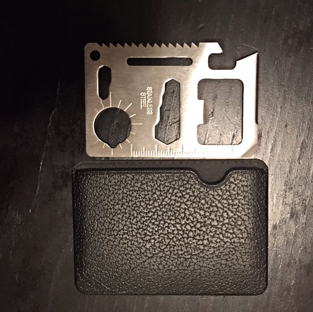 Stainless Steel Pocket Utility Card, Men's Fashion, Watches ...