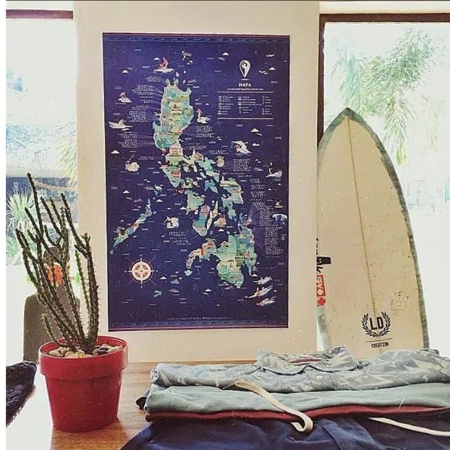 Philippine Surf Map, Everything Else on Carousell