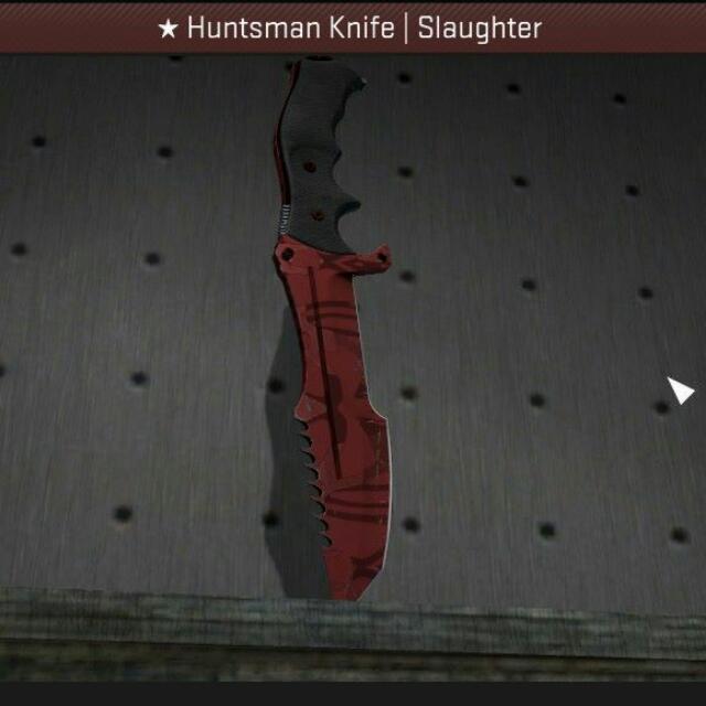 CS:GO Huntsman Knife Slaughter MW(Reserved), Hobbies & Toys, Toys ...