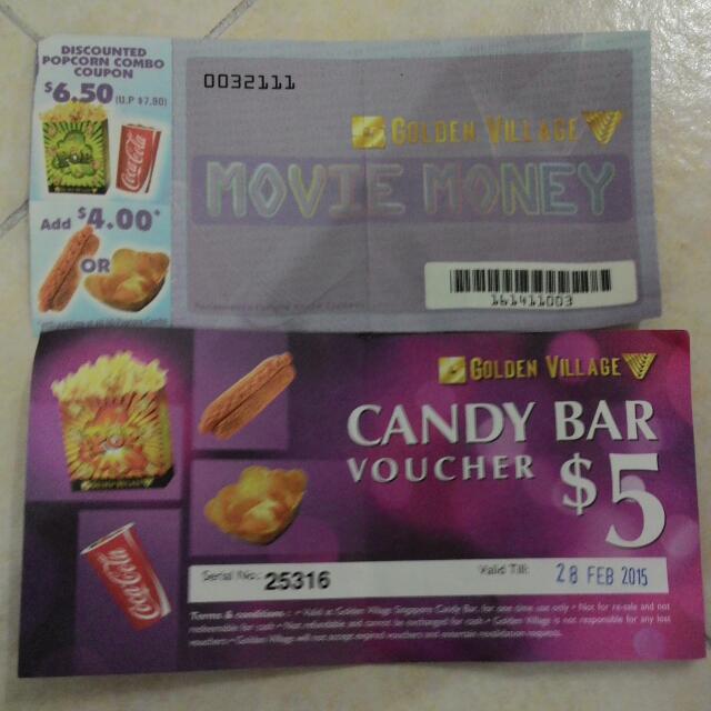 Golden Village Movie Ticket, Tickets & Vouchers, Event Tickets on Carousell