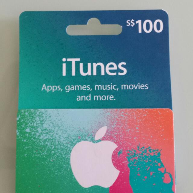 Itunes Gift Card $100 (Giftcard) , Tickets & Vouchers, Vouchers on ...