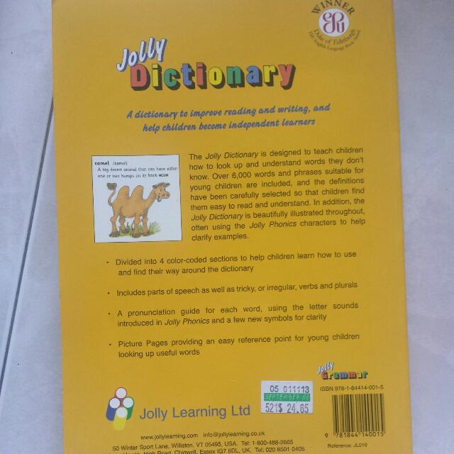Jolly Dictionary, Hobbies & Toys, Books & Magazines, Assessment Books ...