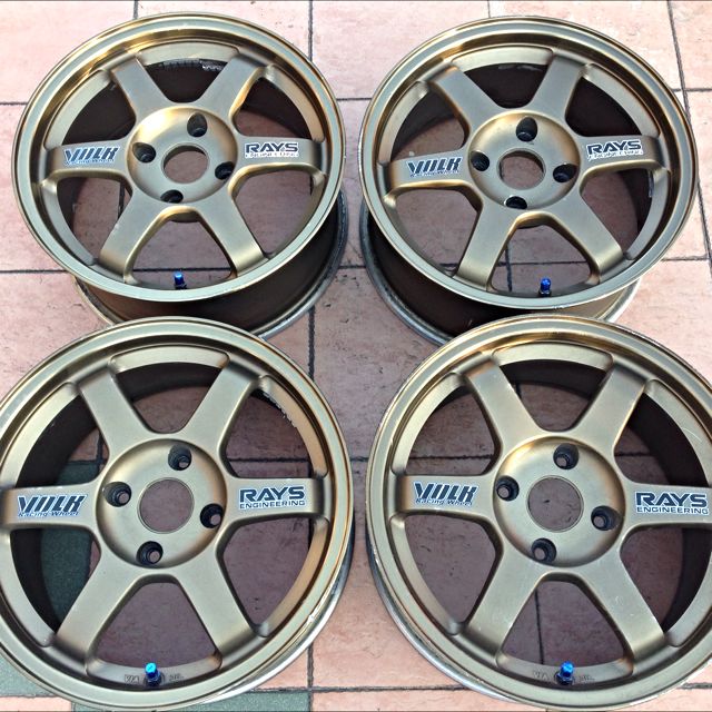 Volk Racing Rays TE37 Sport Rims 16", Cars on Carousell