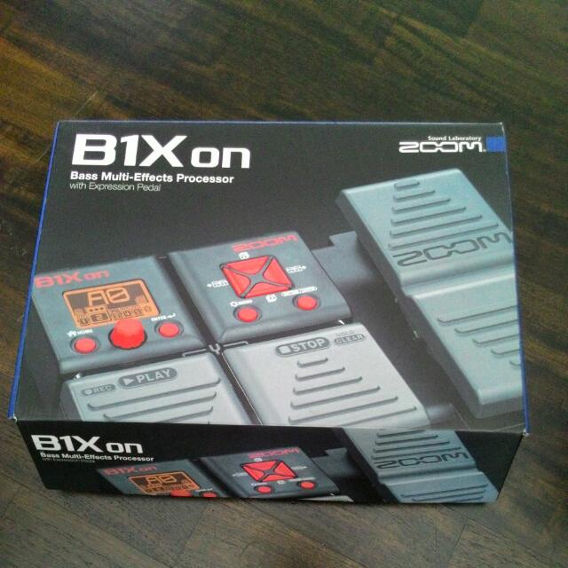 Zoom B1Xon Bass Multi Effects Processor/pedal, Hobbies & Toys, Music ...