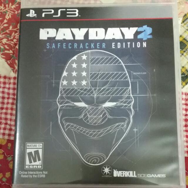 Payday 2 PS3, Hobbies & Toys, Toys & Games on Carousell