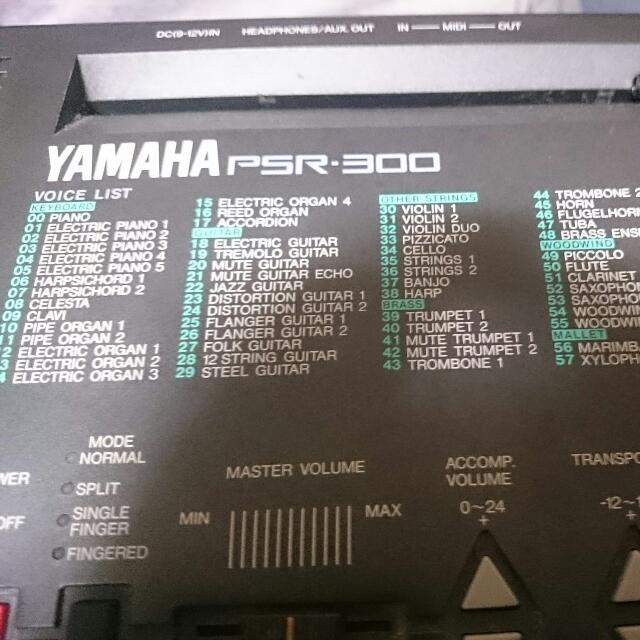 Yamaha psr 300 Keyboard Piano(pending), Hobbies & Toys, Music & Media ...
