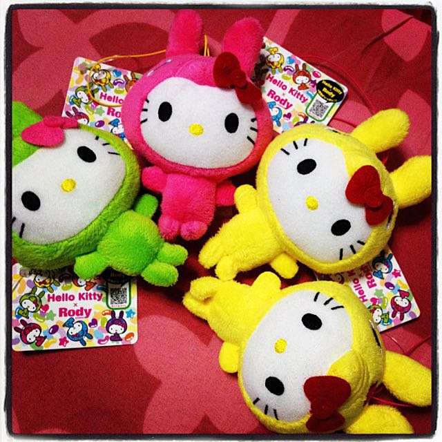 Japan Sanrio Taito Hello Kitty X Rody Horse Collaboration Plush Doll Strap, Hobbies & Toys, Toys ...