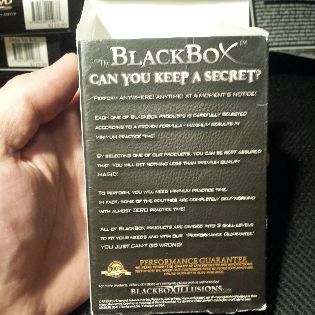 Magic Impossible Black Box By Black Box Illusion (Tampered Cards ...