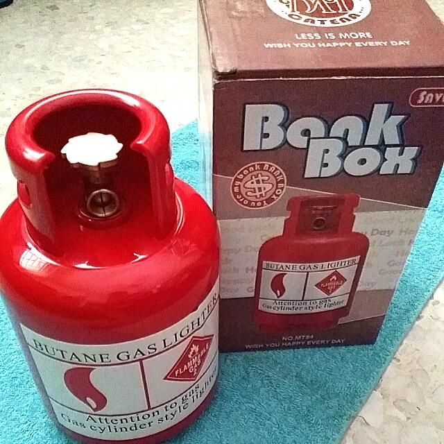 Vintage Gas Cylinder Coin Bank, Hobbies & Toys, Memorabilia ...