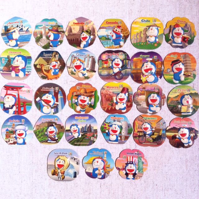 Doraemon Fridge Magnet, Hobbies & Toys, Toys & Games on Carousell