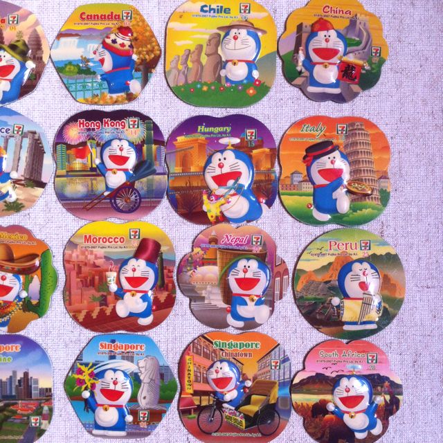 Doraemon Fridge Magnet, Hobbies & Toys, Toys & Games on Carousell