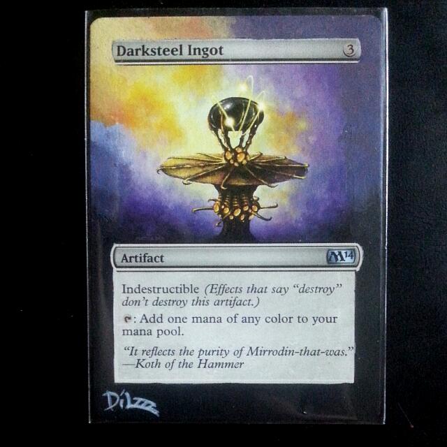 Mtg - Darksteel Ingot (Alter Art), Hobbies & Toys, Toys & Games on ...
