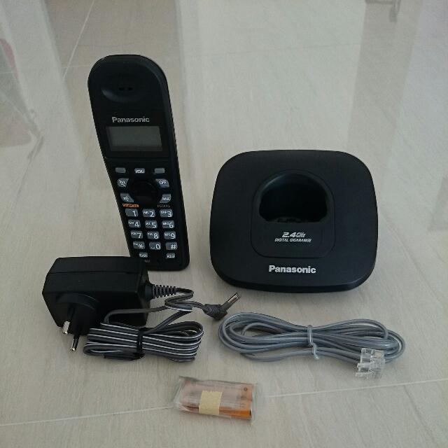 Panasonic KX-TG3611BX 2.4GHz Digital Cordless Phone, TV & Home Appliances, Electrical, Adaptors ...