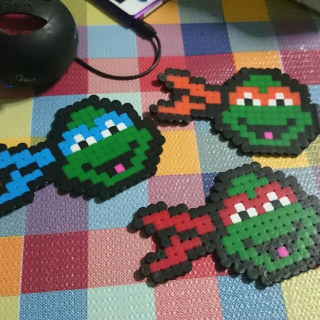 Pyssla Beads - Tenage Mutant Ninja Turtles, Hobbies & Toys, Toys ...