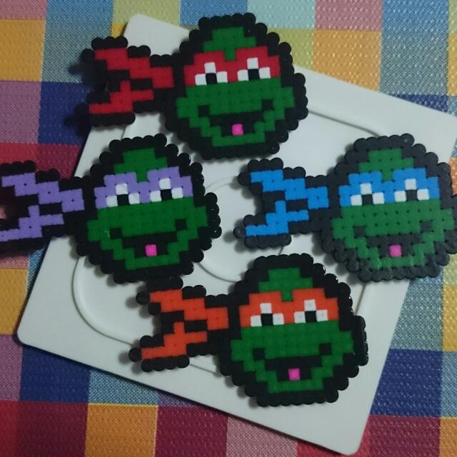 Pyssla Beads - Tenage Mutant Ninja Turtles, Hobbies & Toys, Toys ...