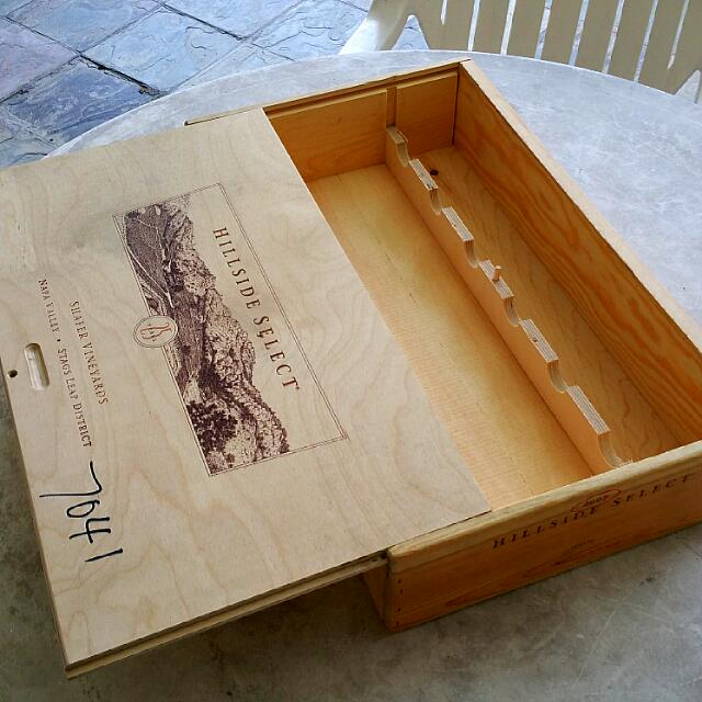 Wine Crate (Shallow), Furniture & Home Living, Home Improvement ...