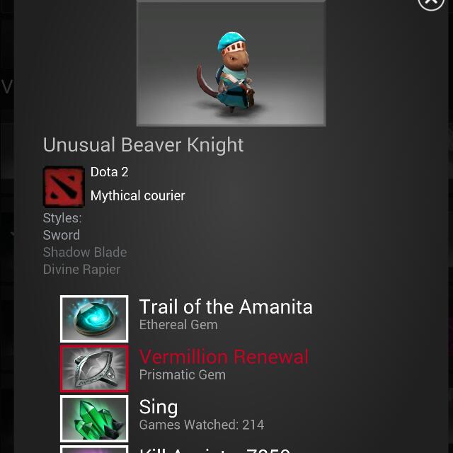 Selling Unusual Beaver Knight courier, Hobbies & Toys, Toys & Games on ...