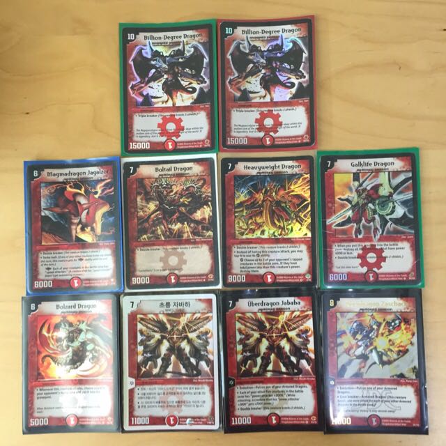 Duel Masters Cards (Armored Dragons Set), Hobbies & Toys, Toys & Games on Carousell