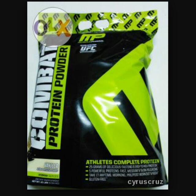 Combat 10LBS Protein powder, Health & Nutrition, Health Supplements ...