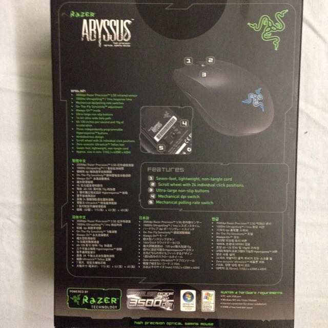 Razer Mouse Abyssus, Hobbies & Toys, Toys & Games on Carousell