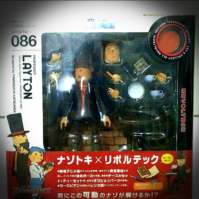 Revoltech Professor Layton Series No. 086, Hobbies & Toys, Toys & Games ...