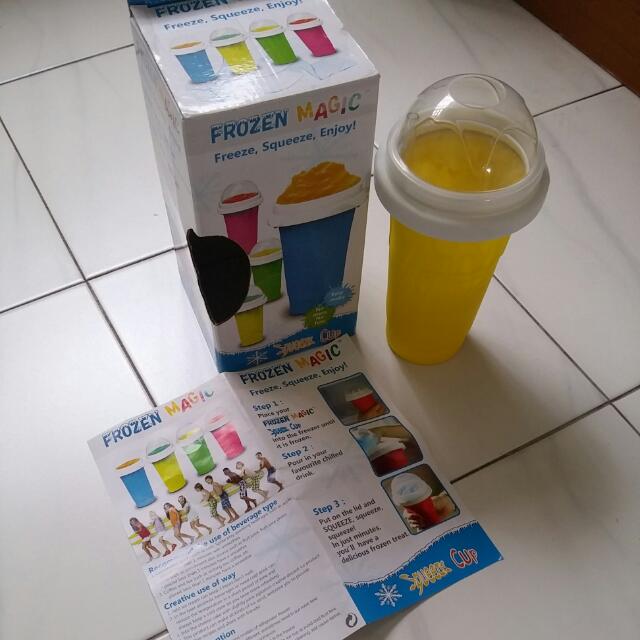 Ice Blended Cup / Frozen Magic / Slasher Maker / Squeeze Cup / Ice ...