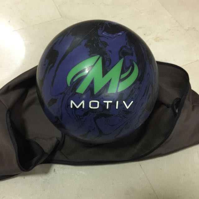 Motiv Raptor P7 Bowling Ball 14 Pounds, Sports Equipment, Sports ...