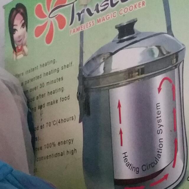 Trustee Flameless Magic Cooker 5L, TV & Home Appliances, Kitchen ...