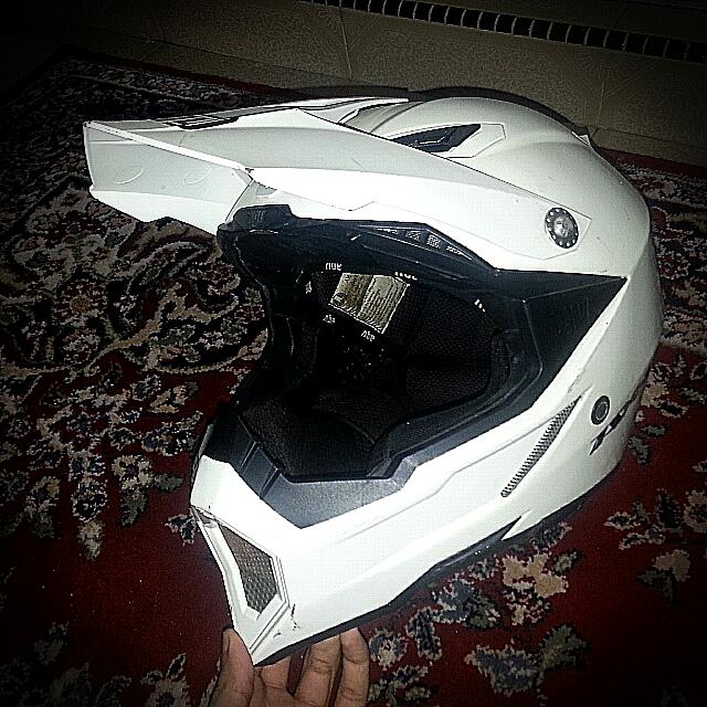 AGV AX-8 Motocross Helmet, Car Accessories on Carousell