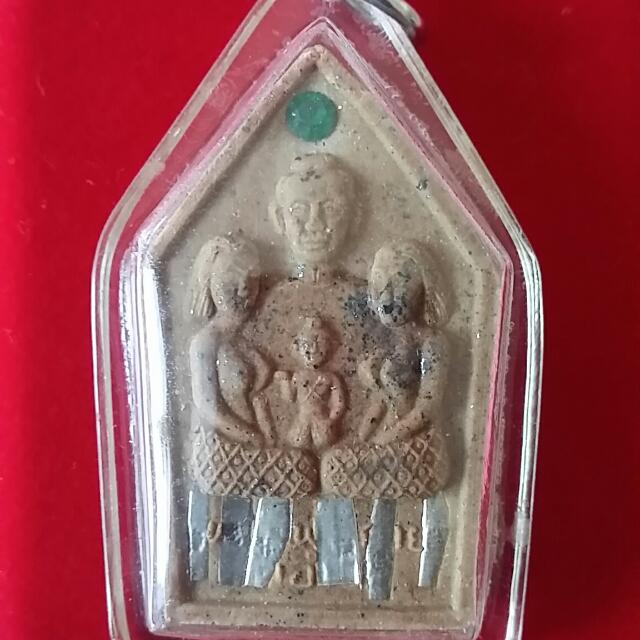 Thai Amulet L P Wanguy Wat Um Peen Khun Phen 9 Silver Takruts, Health & Nutrition, Health ...