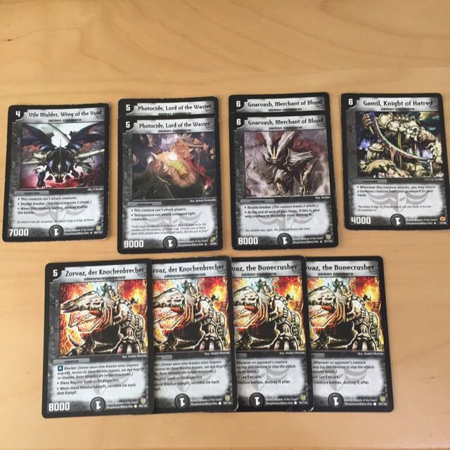 Duel Masters Cards Demon Command Set, Hobbies & Toys, Toys & Games on Carousell
