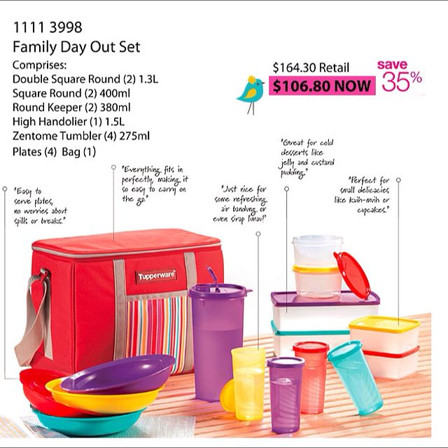Family Day Out Set (Tupperware), TV & Home Appliances, Kitchen ...